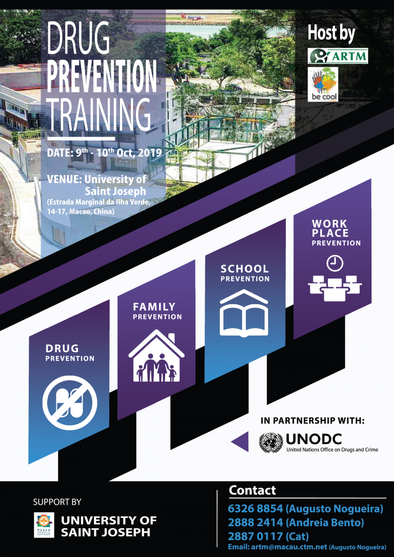 Drug Prevention Training by ARTM and UNODC - USJ