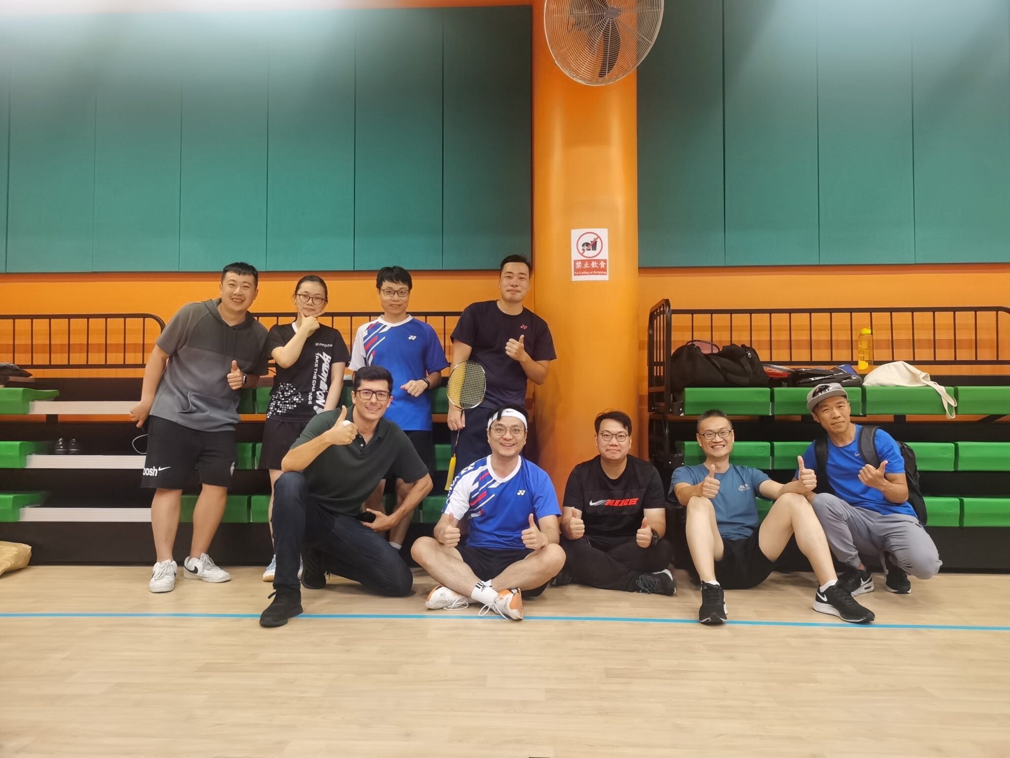 Badminton friendly match between USJ and Youth Association of the ...