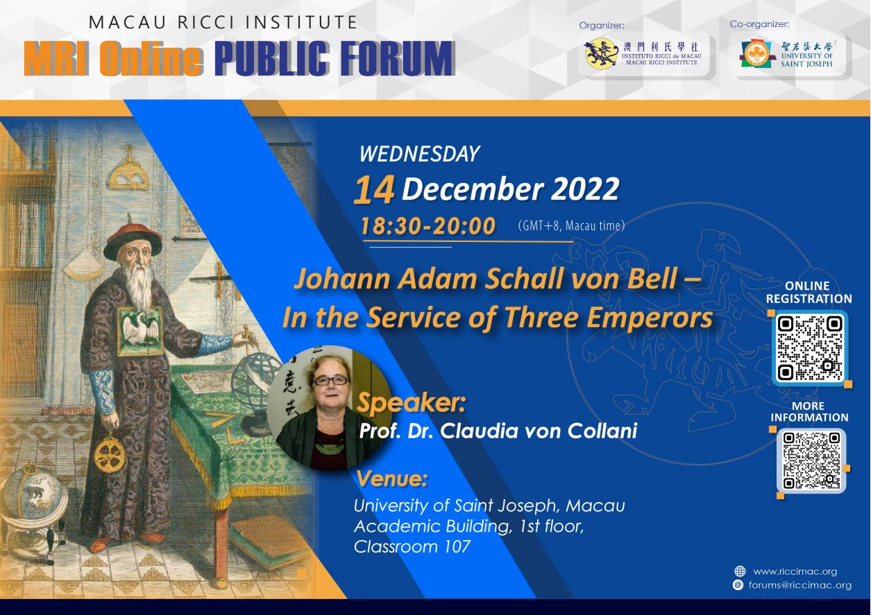 MRI Public Forum | Johann Adam Schall von Bell – In the Service of ...