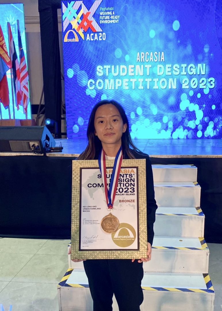 USJ's Architecture Student Rossetti Ung Wins Bronze Award at ARCASIA Student Design Competition ...