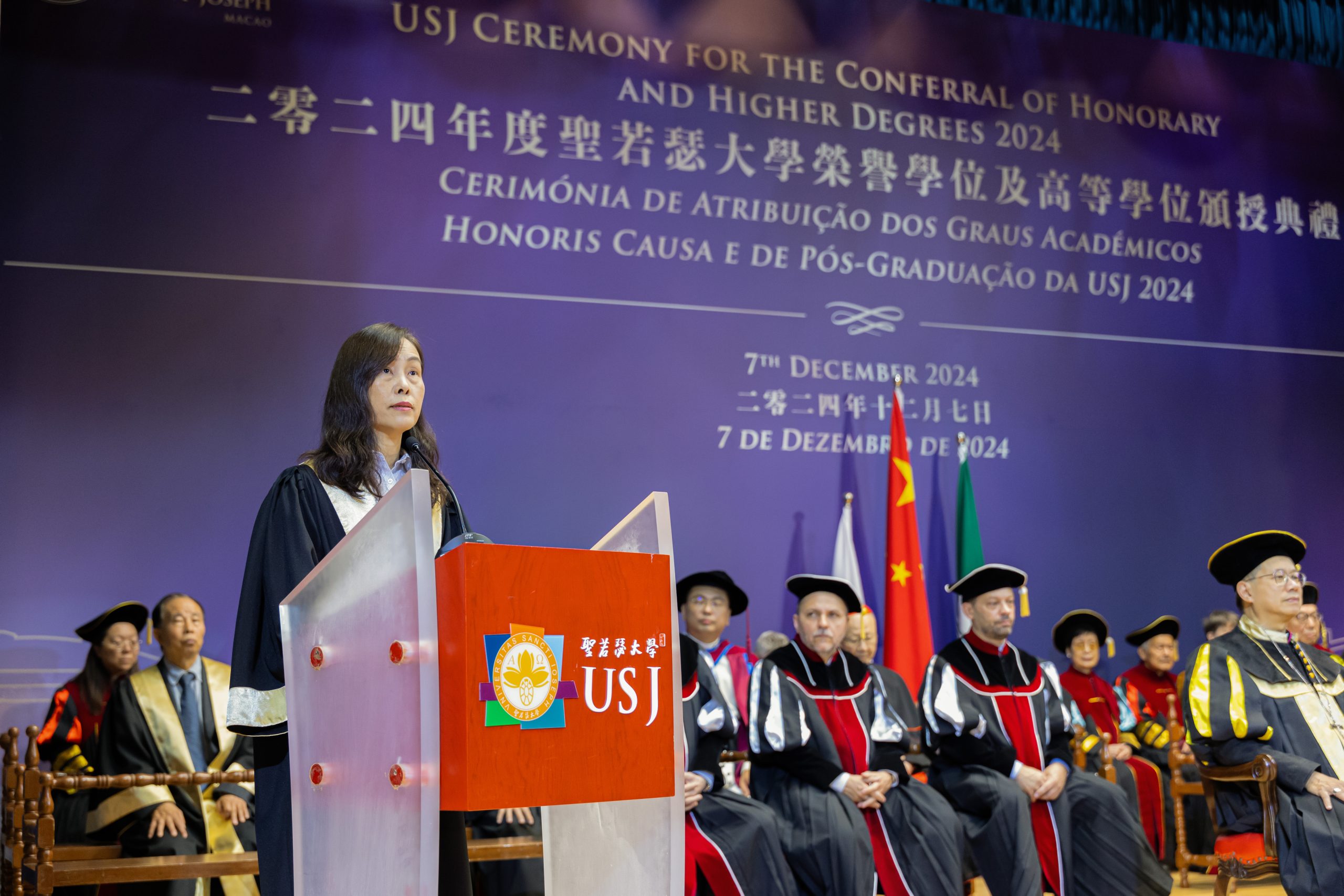 USJ Ceremony for the Conferral of Honorary and Higher Degrees 2024 ...