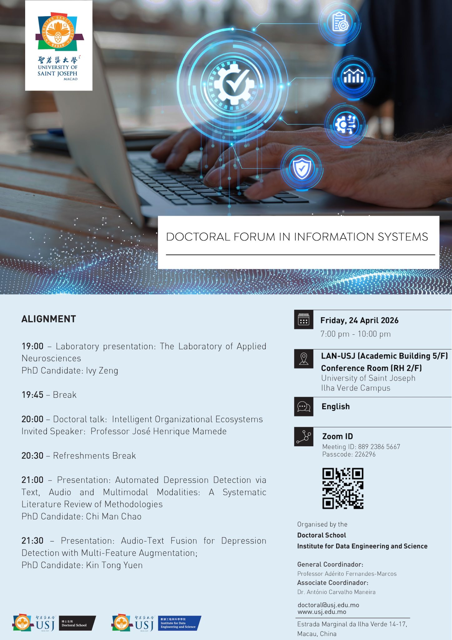 Doctoral Forum in Information Systems 2026 – USJ Macao
